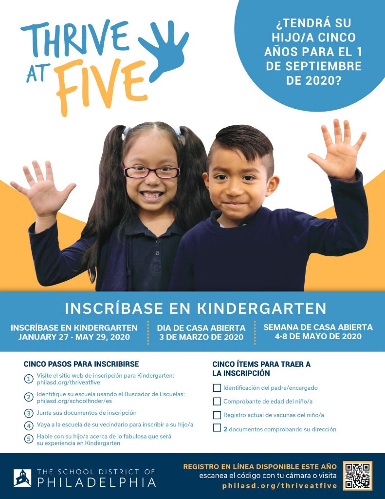 Kindergarten Registration – Fox Chase School